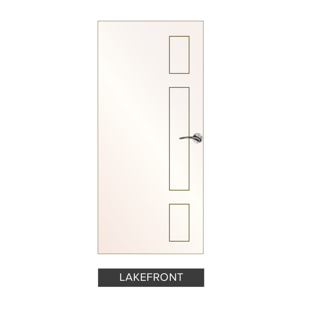 LAKEFRONT - Grooved Door - Central Plateau Doors