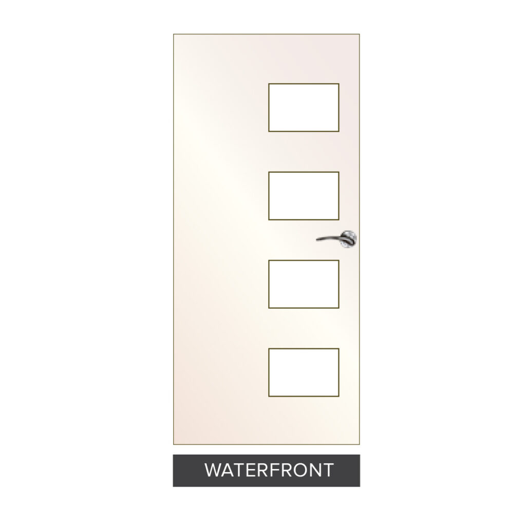 WATERFRONT - Vision Panel Door - Central Plateau Doors