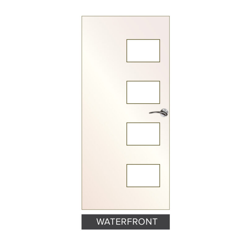 WATERFRONT - Vision Panel Door - Central Plateau Doors