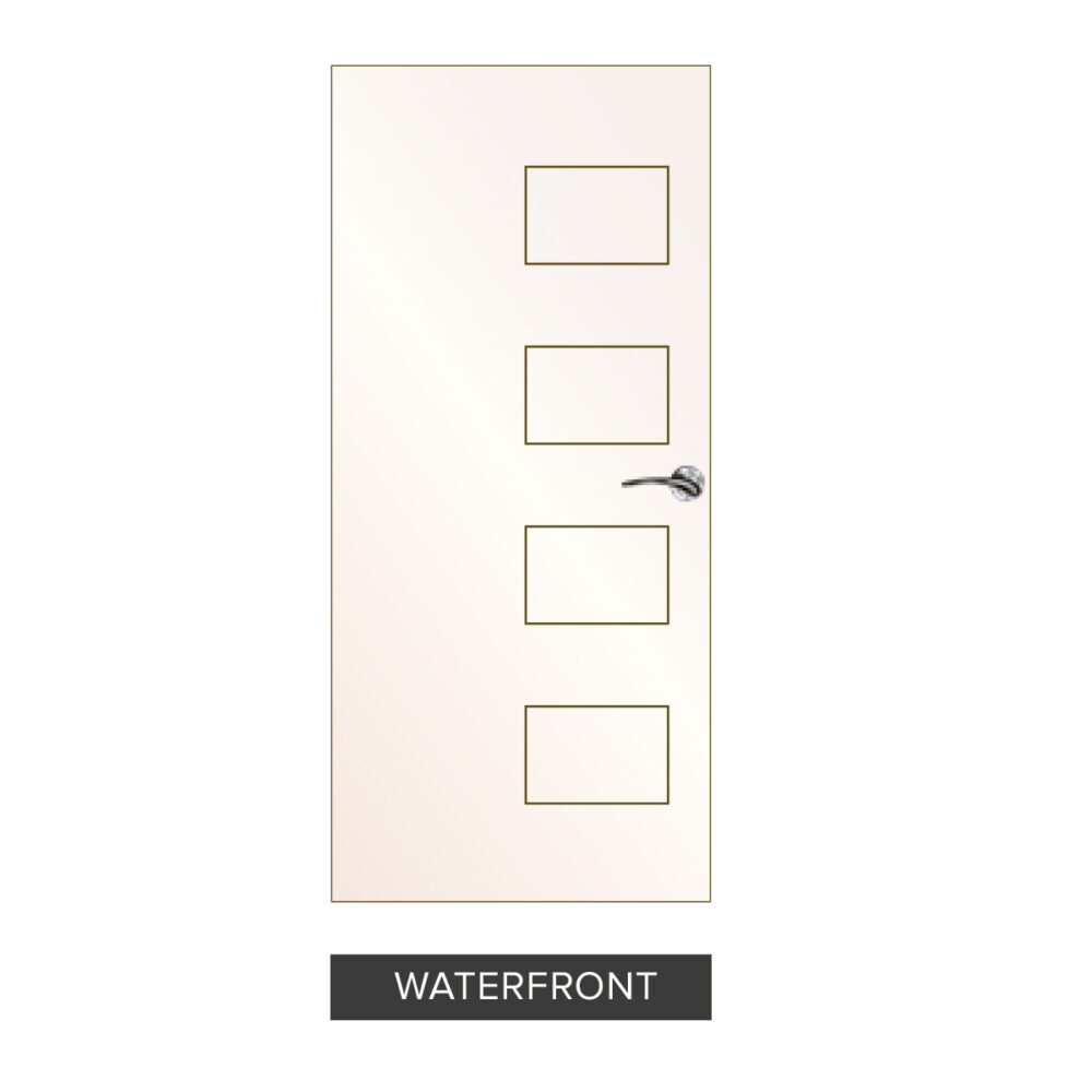 WATERFRONT - Grooved Door - Central Plateau Doors