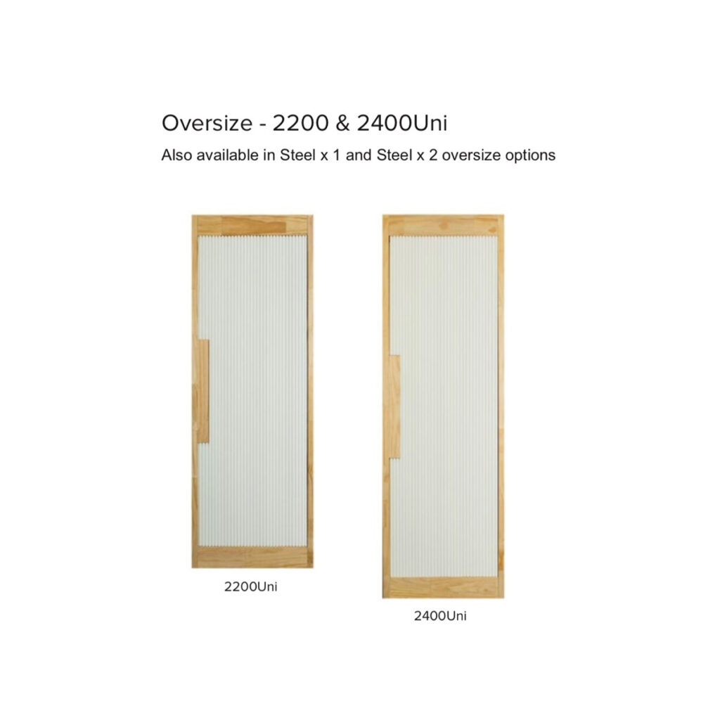 TWO PANEL - Vision Panel Door - Central Plateau Doors